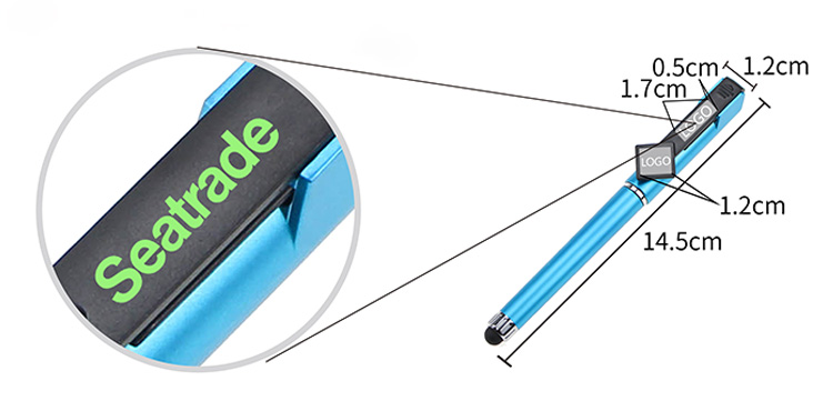 Promotional Plastic Pen Gel Pen Show QR Code with Phone Holder and ...